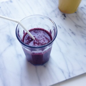 Blueberry Orange Smoothie + the Weekly Meal Plan | The Second Lunch