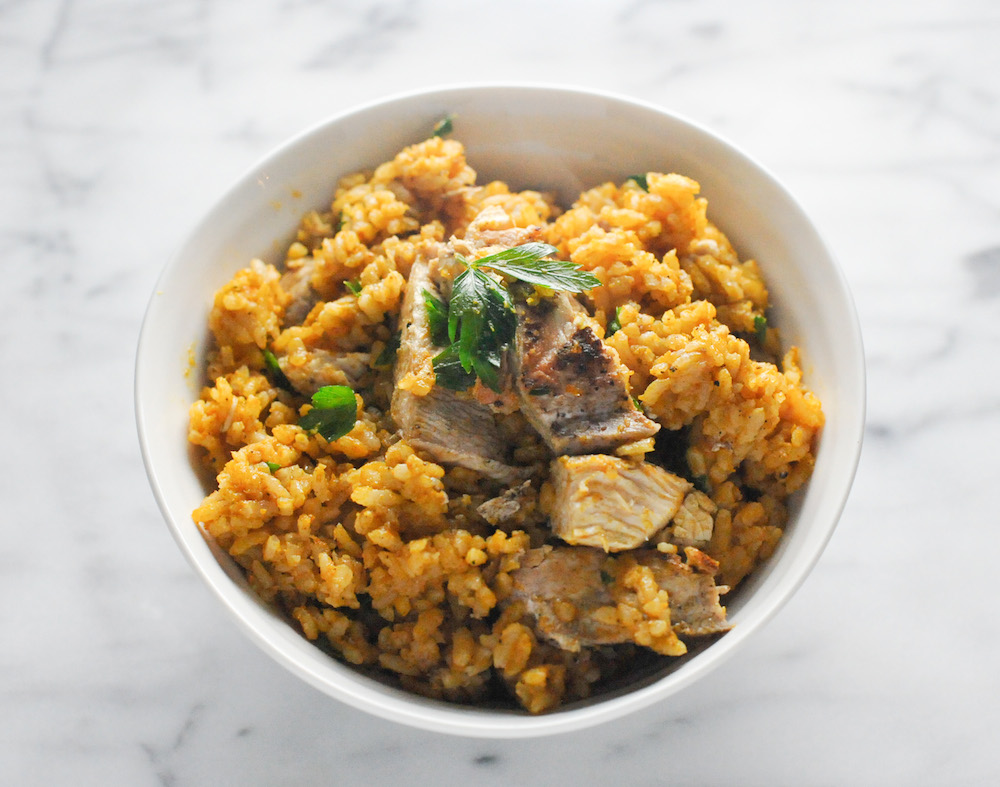 Baked Pumpkin Risotto with Allspice Chicken | The Second Lunch